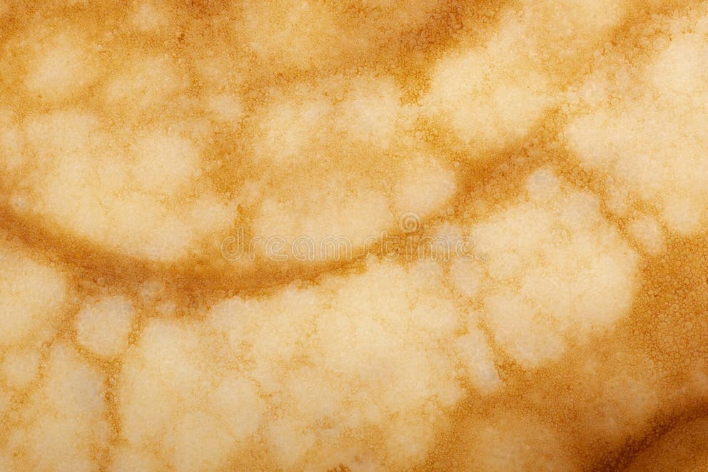 Structure of a Baked Golden Pancake Stock Photo - Image of crepe ...