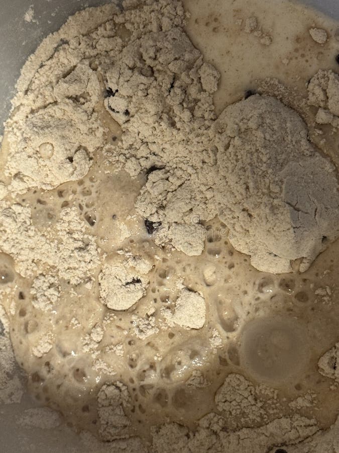 Pancake batter and milk stock photo. Image of milk, combined - 352336724