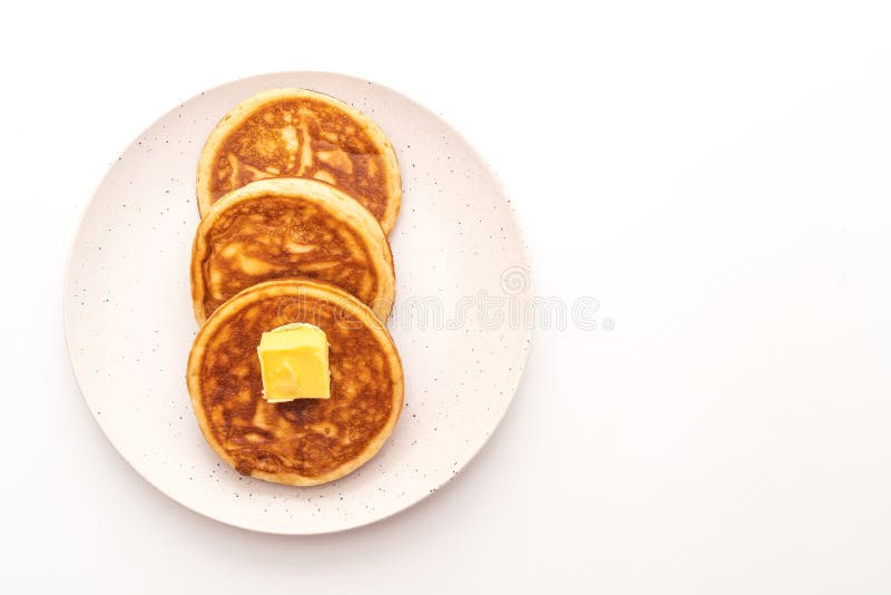 Pancake with butter stock photo. Image of tasty, meal - 154151246