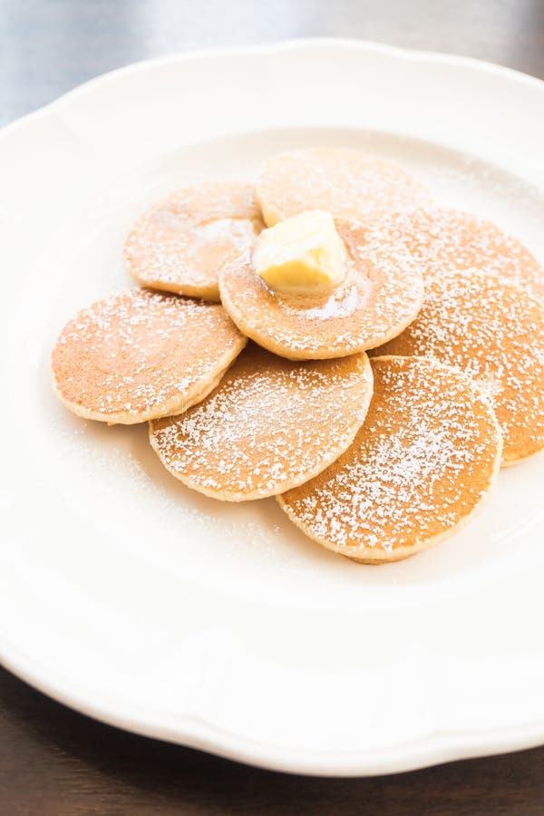 Pancake with butter on top stock photo. Image of butter - 78987888