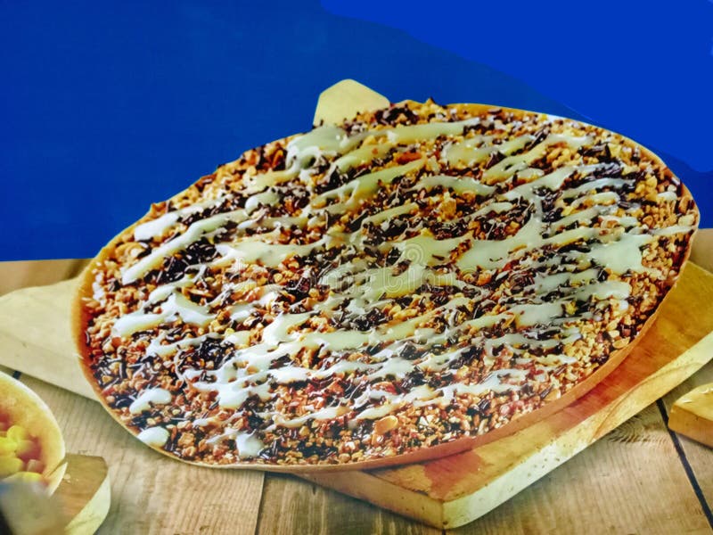 Pancake with extra topping stock image. Image of kitchen - 318549823