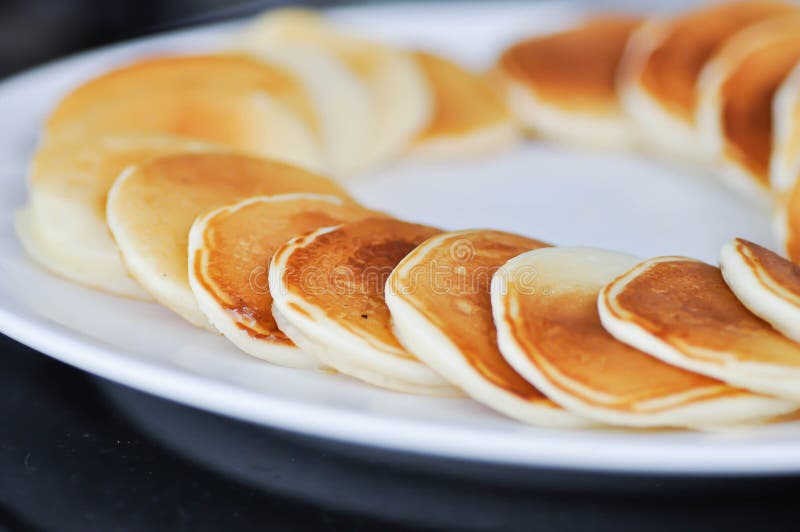 Pancake , Pastry or Bread or Homemade Bakery Stock Image - Image of ...