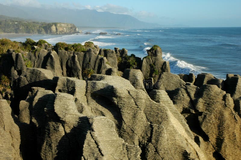 Pancake Rocks stock image. Image of rocks, national - 105719957