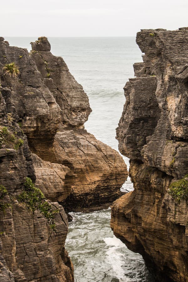 Pancake Rocks 4 stock image. Image of geological, rock - 38347291