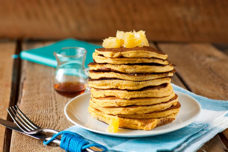 Pancake stack stock photo. Image of culinary, stack, blue - 48043220