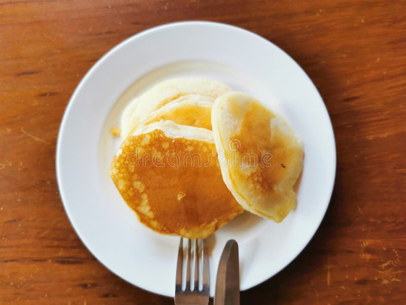 Pancake? are? a? Types? of? Flat? Stock Image - Image of delicious ...