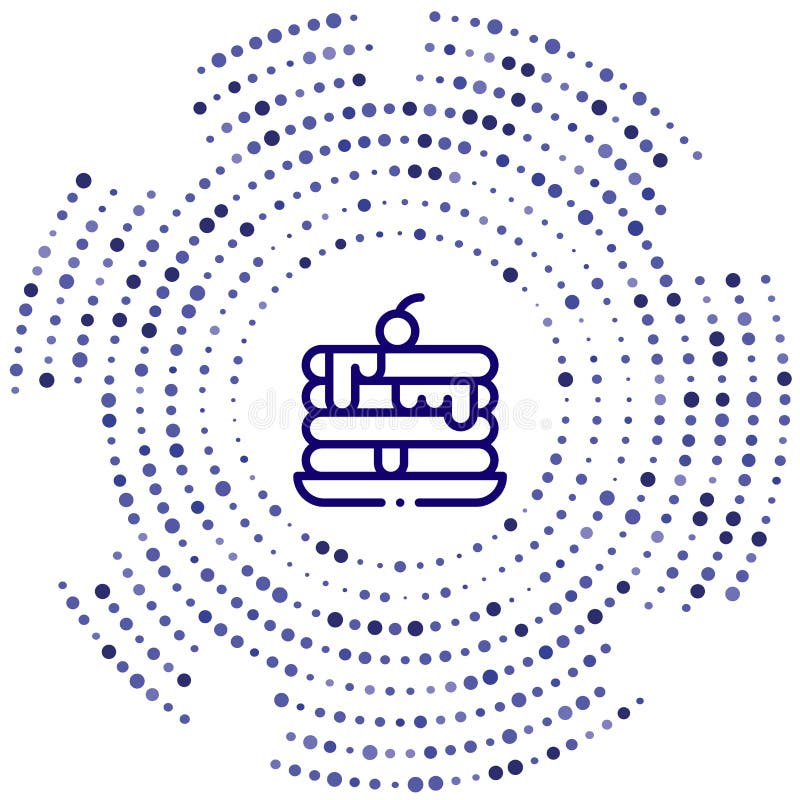 Pancake Vector Icon. Pancake Editable Stroke. Pancake Linear Symbol for ...