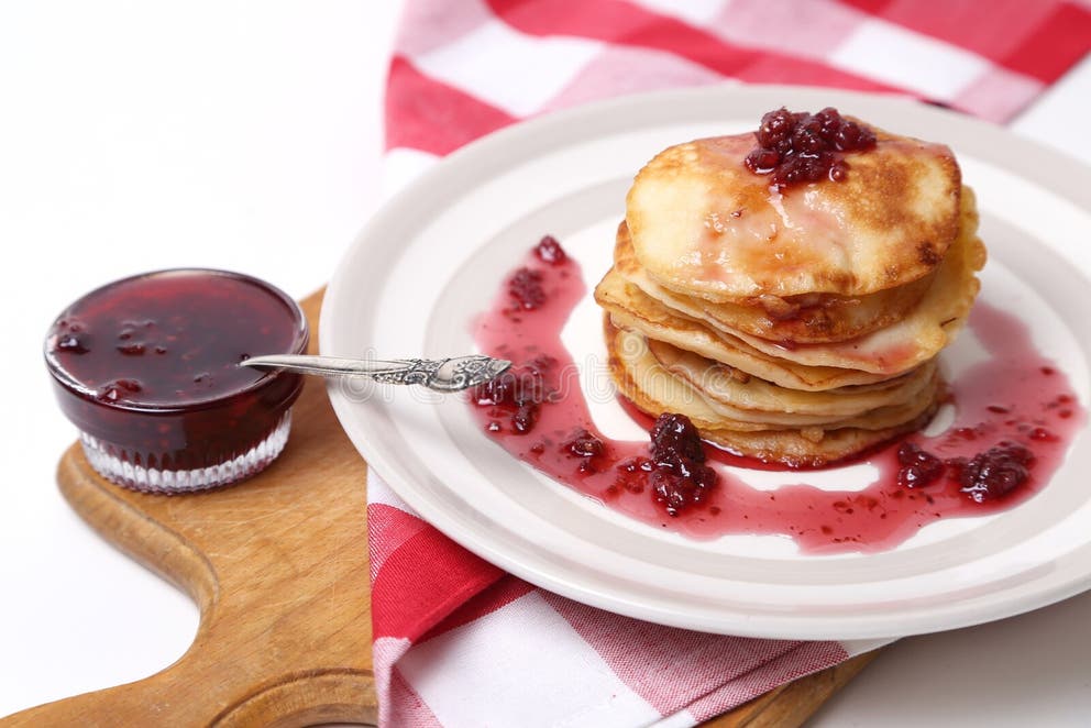 Pancakes stock photo. Image of textile, stack, breakfast - 38444806