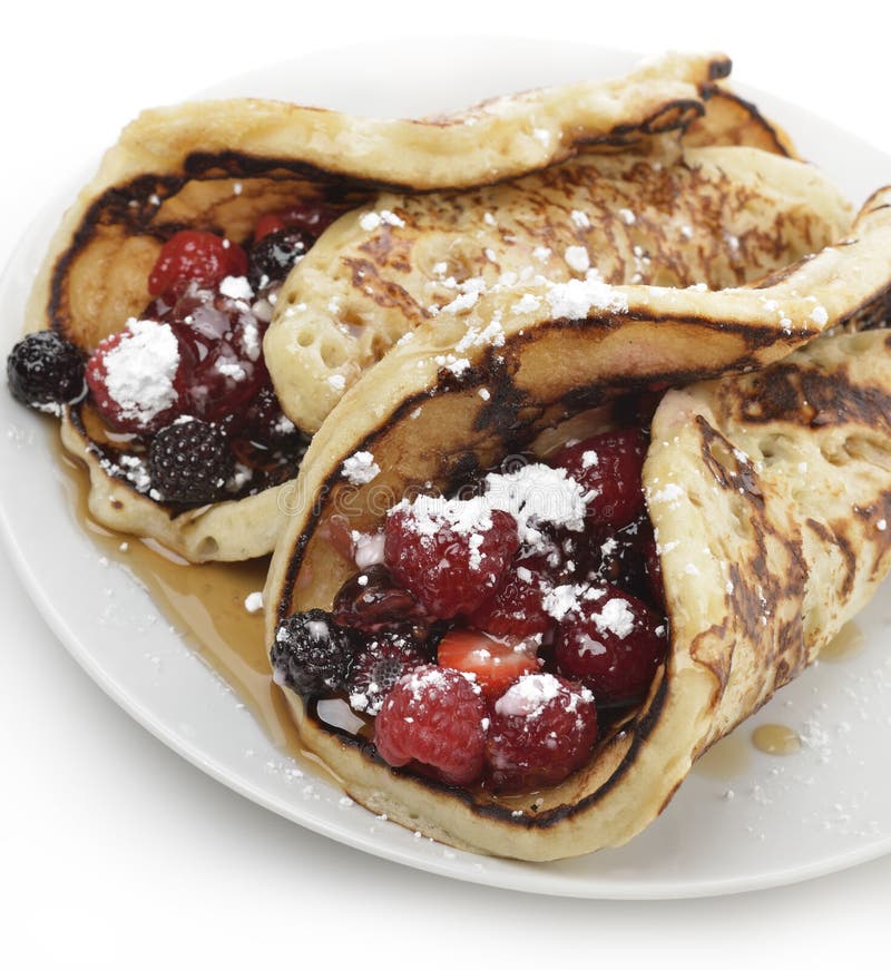 Pancakes with Berries stock image. Image of syrup, sugar - 31938509