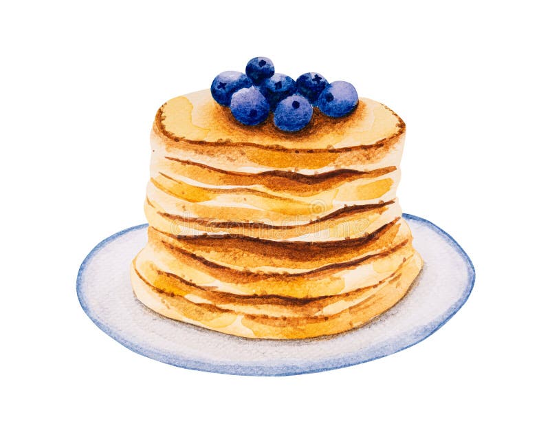 Stack Pancakes Drawing Stock Photos - Free & Royalty-Free Stock Photos ...