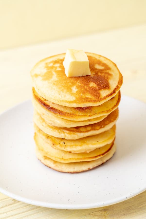 Pancakes with Butter and Honey Stock Image - Image of buttermilk, meal ...