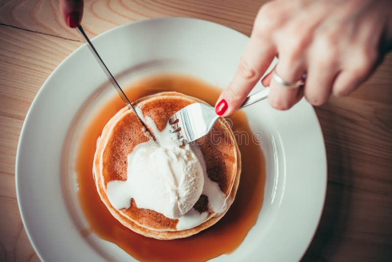 Pancakes stock photo. Image of delicious, roasted, melting - 50140690