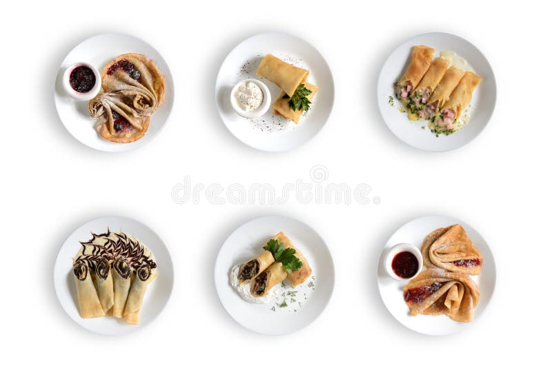 Different Types Pancakes Stock Photos - Free & Royalty-Free Stock ...