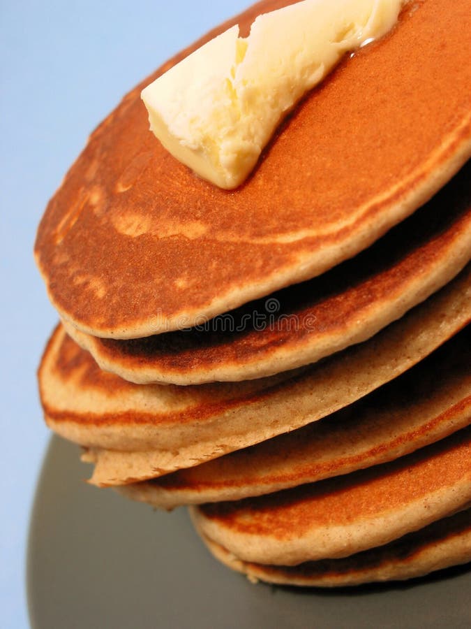 Pancakes stack stock image. Image of details, space, text - 586203