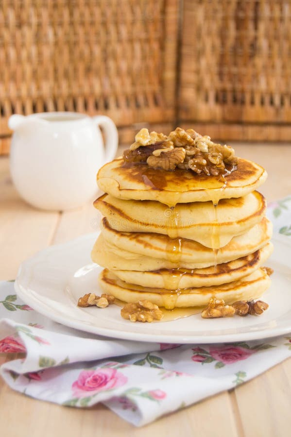 Pancakes stack stock photo. Image of colorful, pouring - 56746280