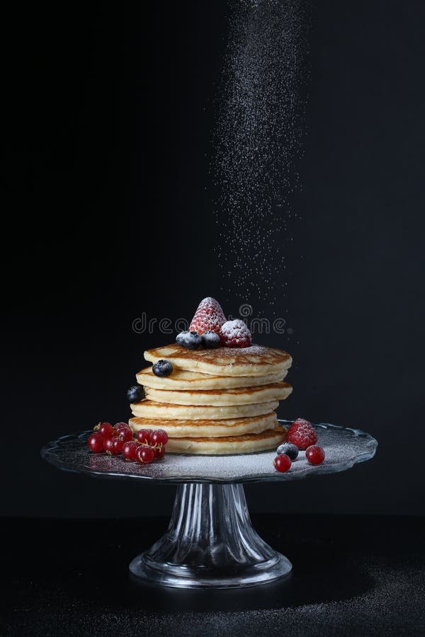 Pancakes stock image. Image of sweet, pancakesonastand - 271603877