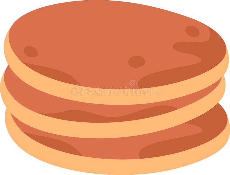 Pancakes Stack Icon stock vector. Illustration of delicious - 297874889