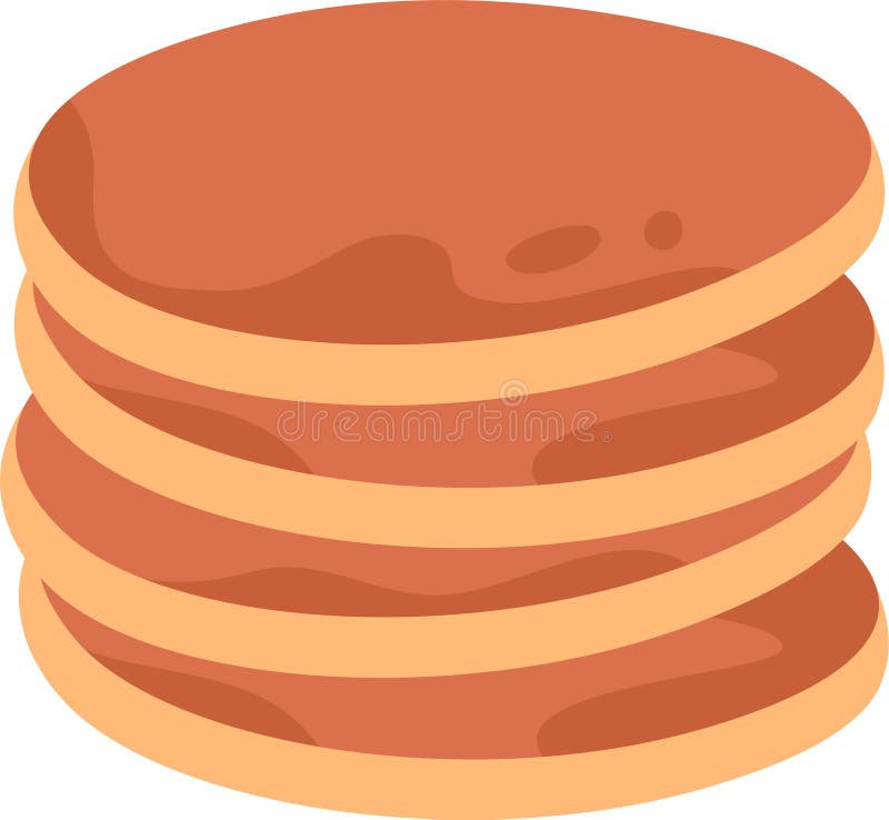 Pancakes Stack Icon stock vector. Illustration of butter - 297875196