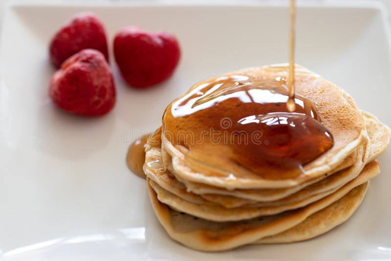 Pancake Stake Syrup Stock Photos - Free & Royalty-Free Stock Photos ...