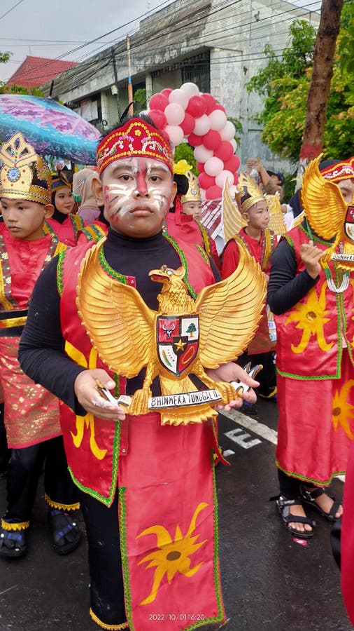 Pancasila Sacred Day Celebration and Boy with Garuda Pancasila ...