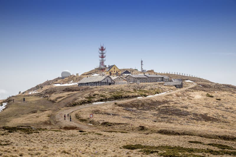 Pancic peak in the spring editorial stock image. Image of landscape ...