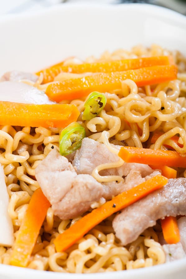 Pancit canton stock image. Image of fried, flavoring - 31740833