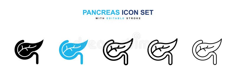 Man with Pancreas Icon in a Bubble. Vector Hand Drawn Doodle Style ...