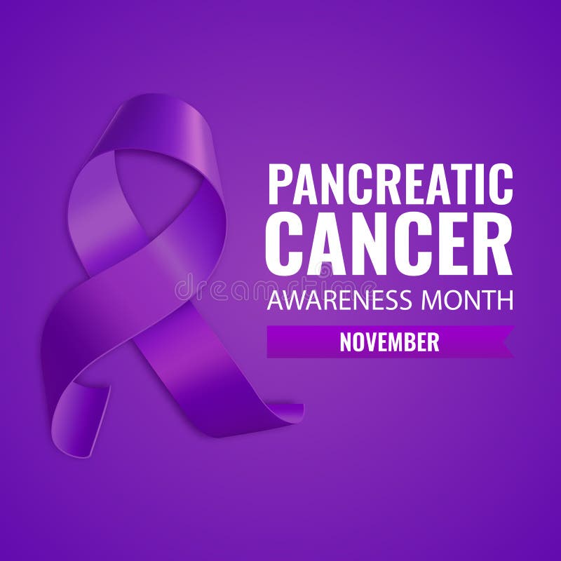 Pancreatic Cancer Awareness. Stock Vector - Illustration of human ...