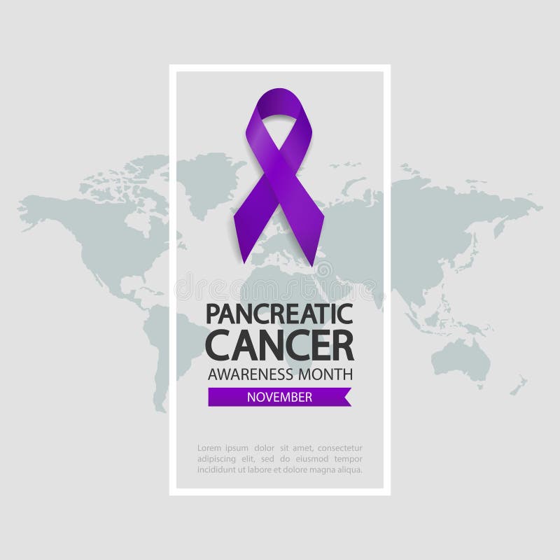 Pancreatic Cancer Awareness Stock Vector - Illustration of healthy ...
