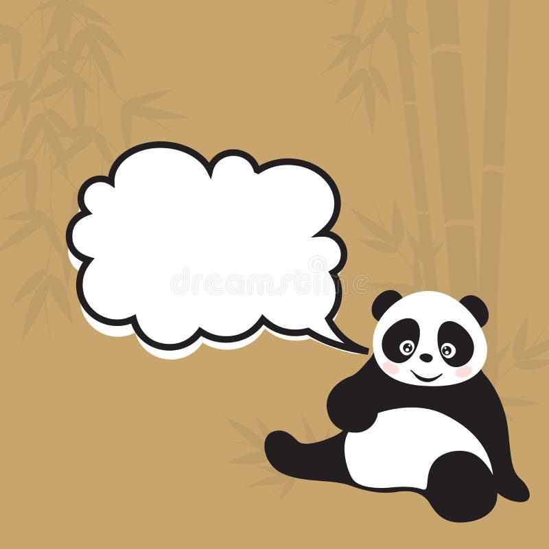 Animal frame panda stock vector. Illustration of cute - 22690576