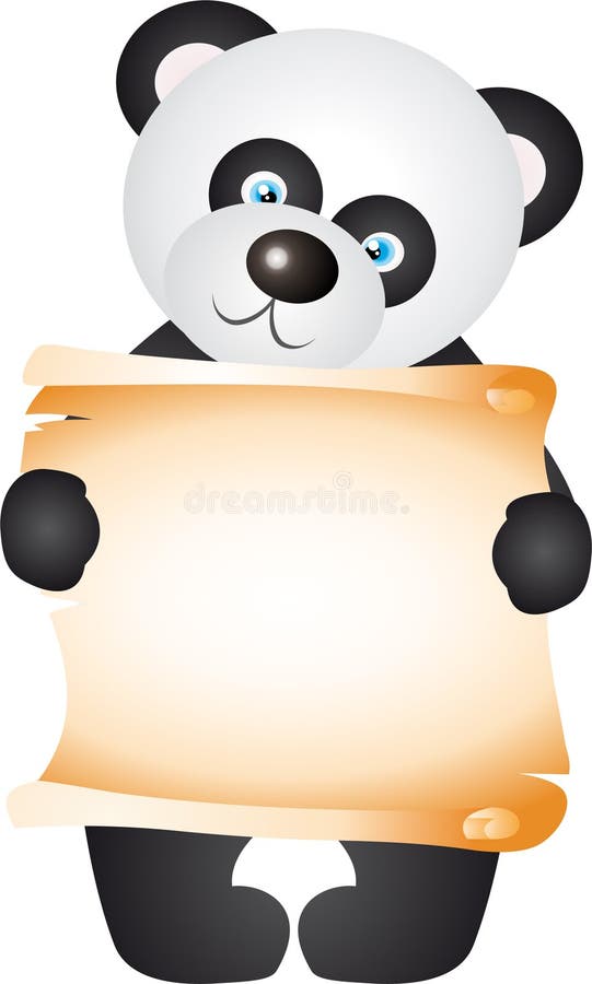Animal frame panda stock vector. Illustration of book - 21630710