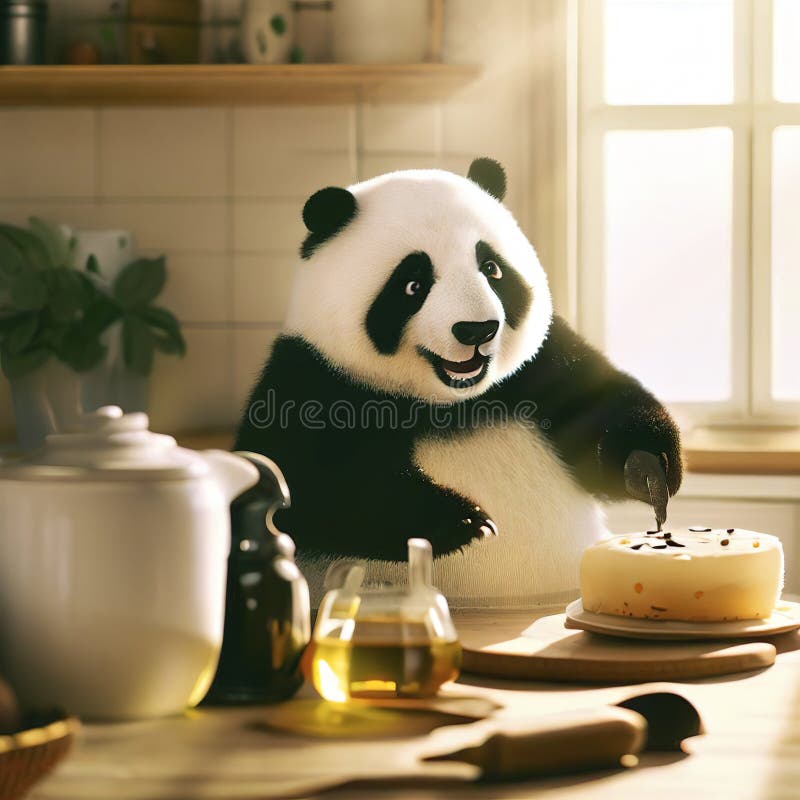 Panda Kitchen Stock Illustrations – 215 Panda Kitchen Stock ...