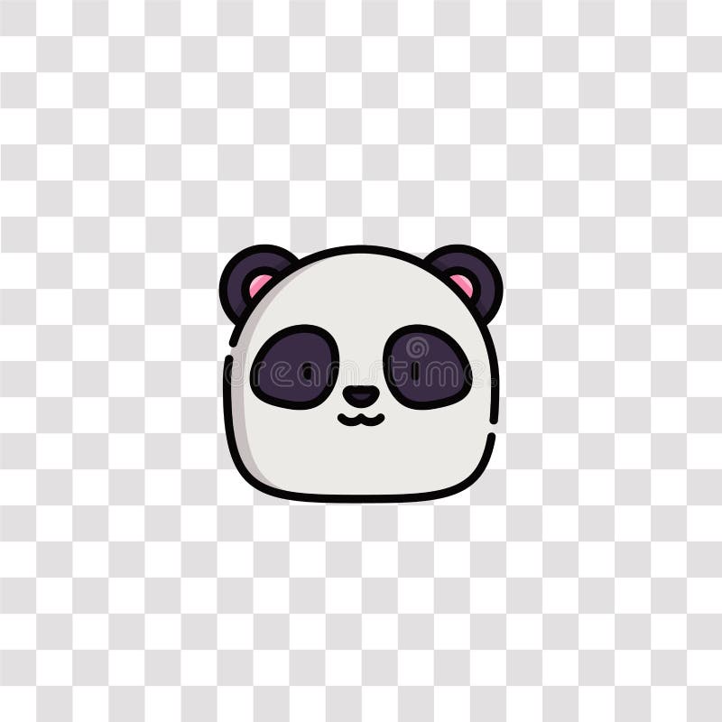 Panda Bear Icon Sign and Symbol. Panda Bear Color Icon for Website ...