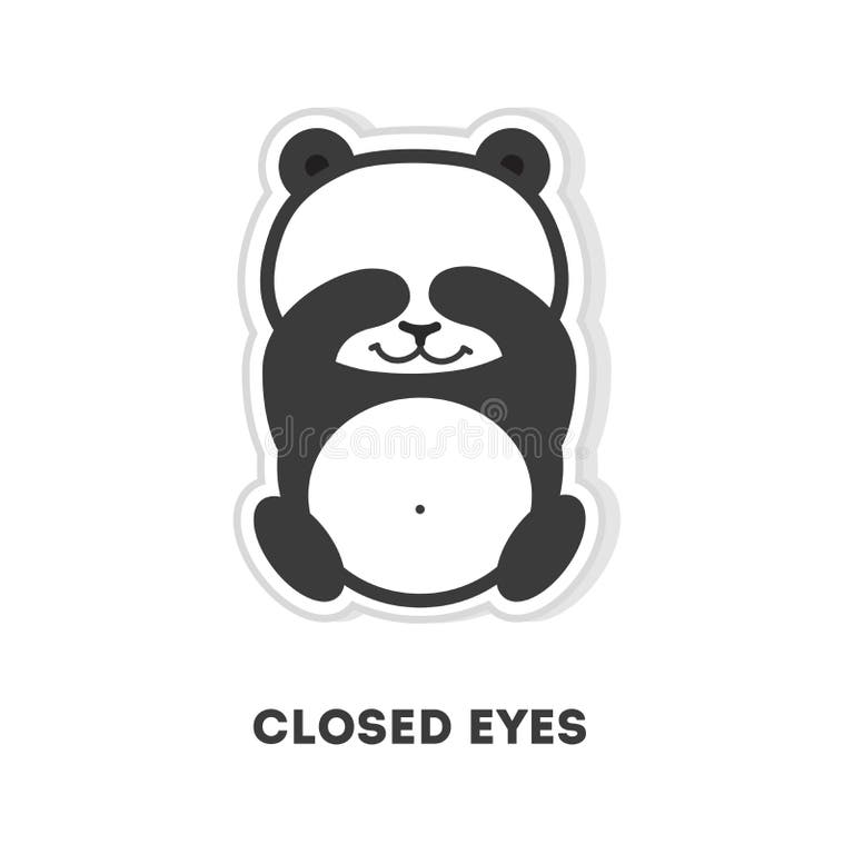 Panda Eyes Stock Illustrations – 9,614 Panda Eyes Stock Illustrations ...
