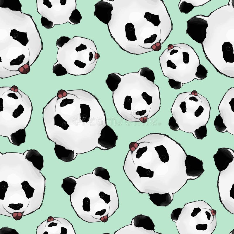 Crazy panda stock vector. Illustration of animal, crazy - 87345959