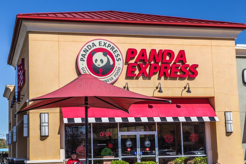 Panda Express Fast Food editorial stock photo. Image of beef - 86405418