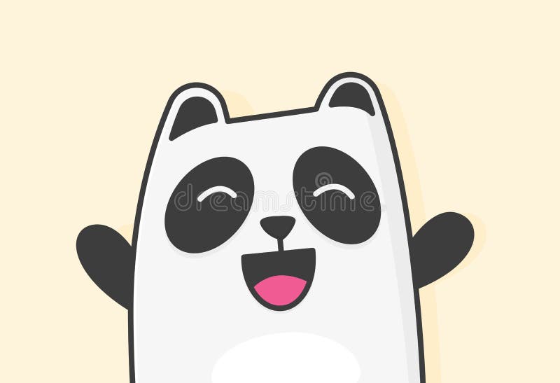 Panda. Flat Style Design - Vector Stock Vector - Illustration of mammal ...