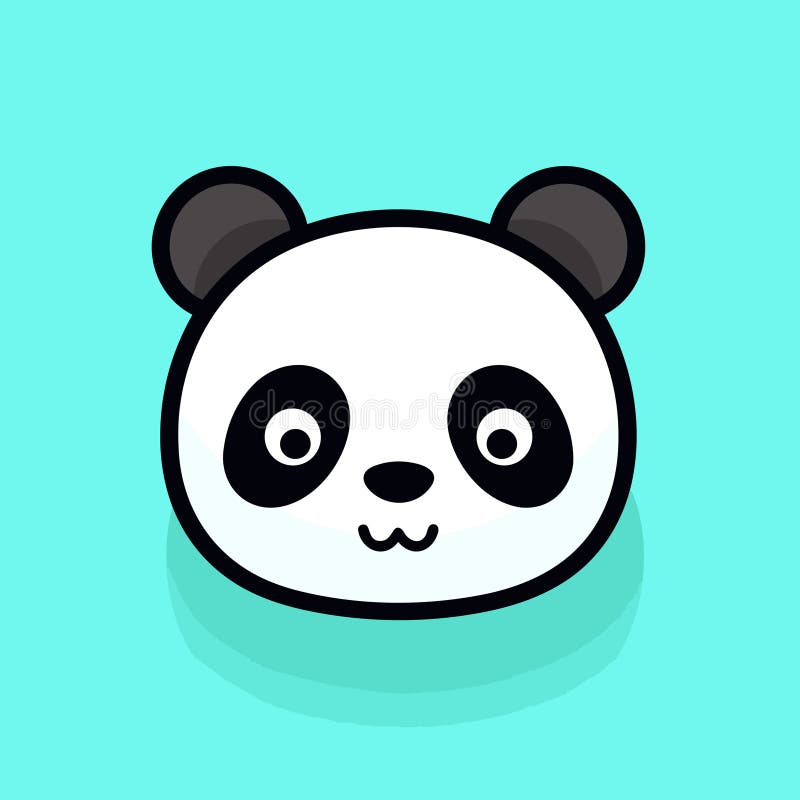 Panda. Panda Hand-drawn Comic Illustration. Cute Vector Doodle Style ...