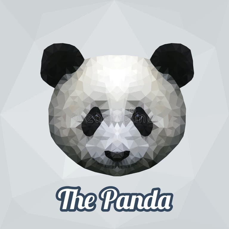 Panda Head Poly Stock Illustrations – 159 Panda Head Poly Stock ...