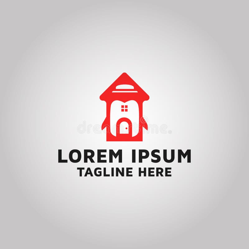 Panda House Logo Design Idea and Inspiration Stock Vector ...