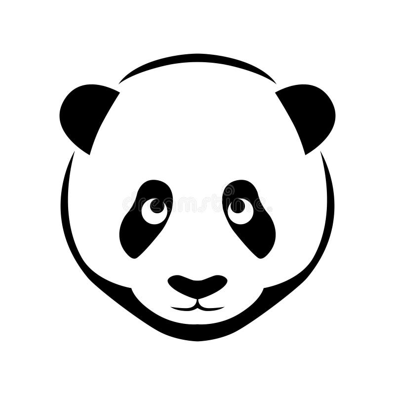Panda head stock illustration. Illustration of giant, feeding - 2689922
