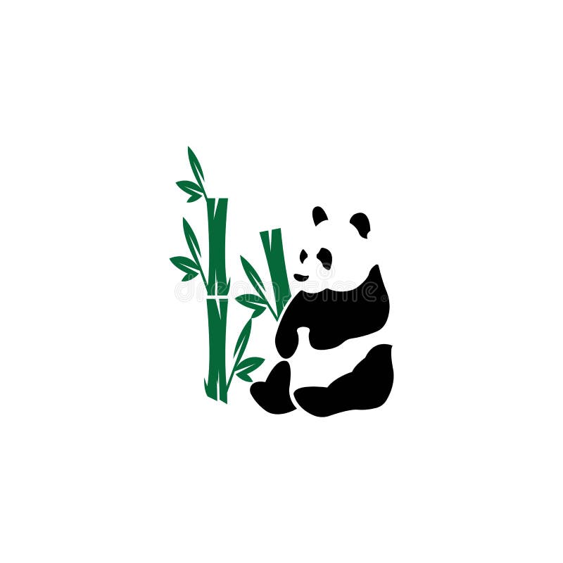 Panda Icon Logo Vector Design Stock Vector - Illustration of concept ...