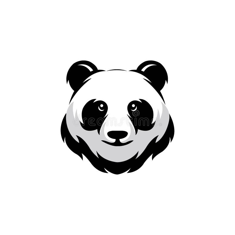 Panda Icon Logo Vector Design Template Stock Vector - Illustration of ...