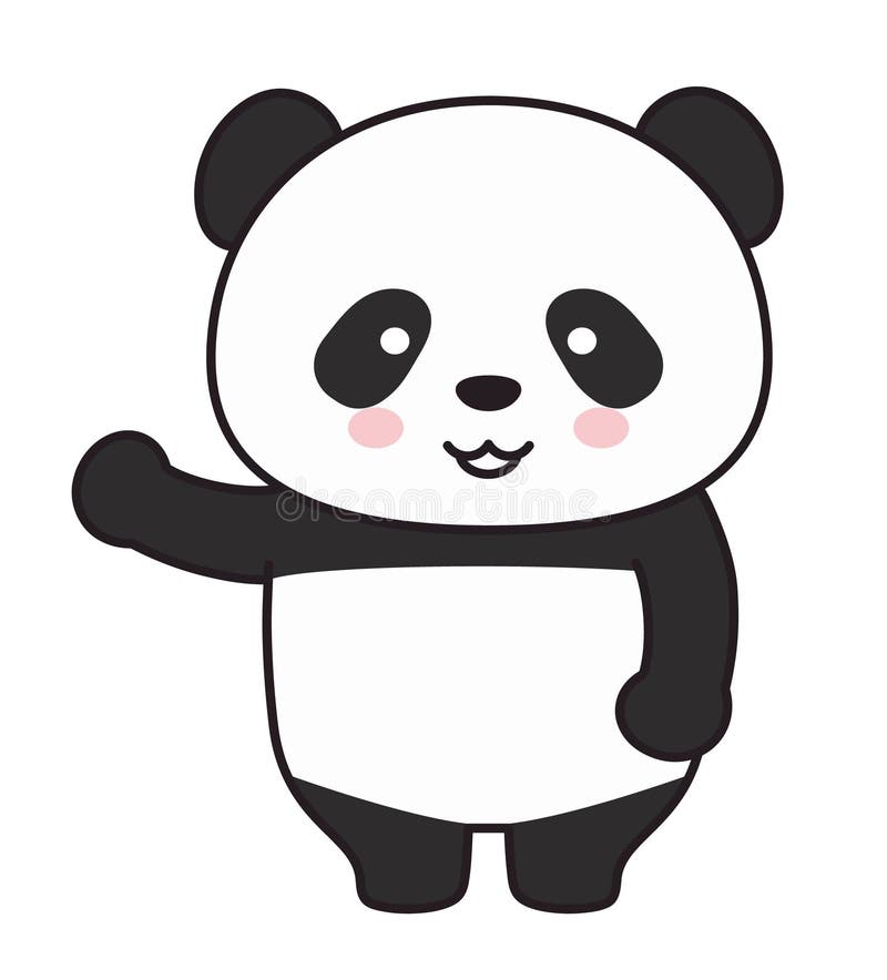 Panda Pointing Stock Illustrations – 36 Panda Pointing Stock ...