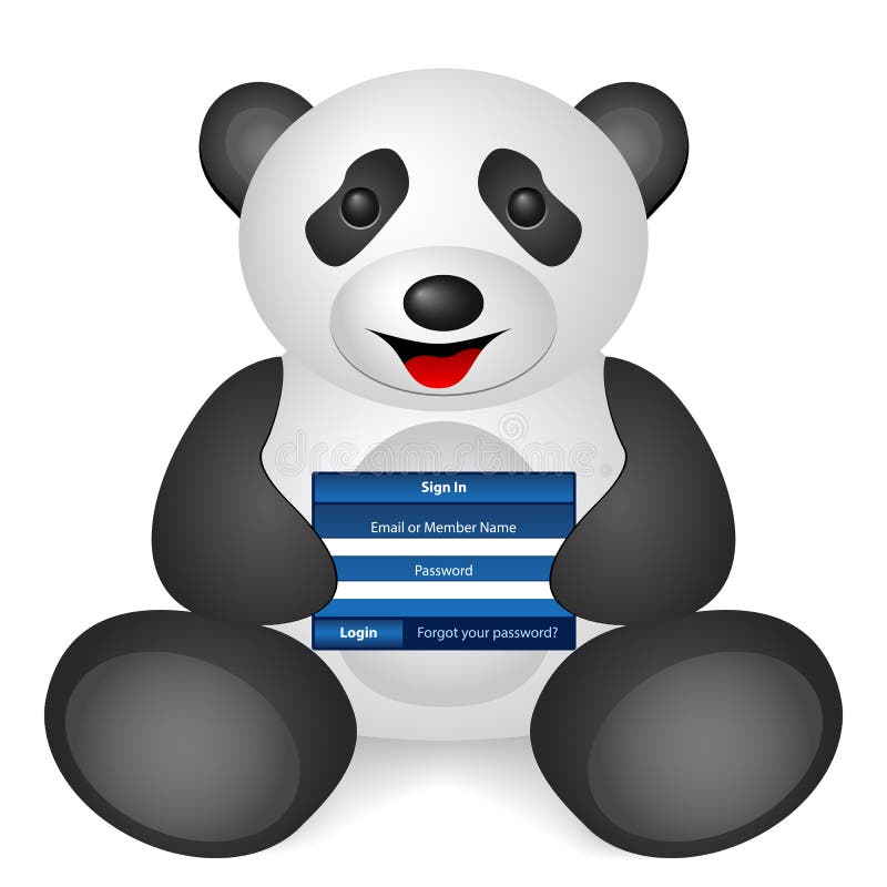 Panda Login Stock Illustrations – 2 Panda Login Stock Illustrations ...