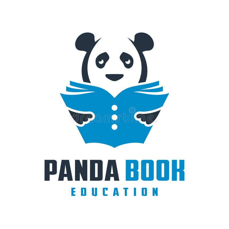 Black panda logo stock illustration. Illustration of animal - 142035744