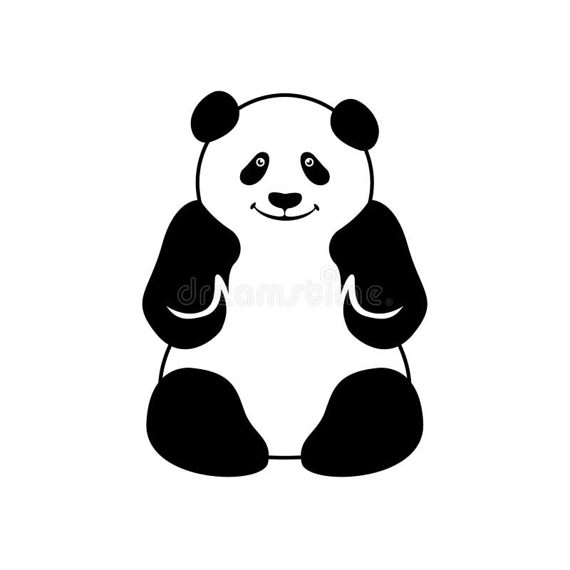 Panda Logo Design Vector Template Stock Vector - Illustration of drawn ...