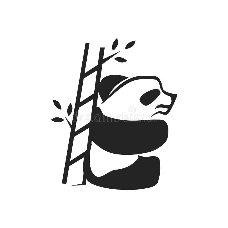 Panda Logo Template Isolated. Brand Identity. Icon Abstract Vector ...