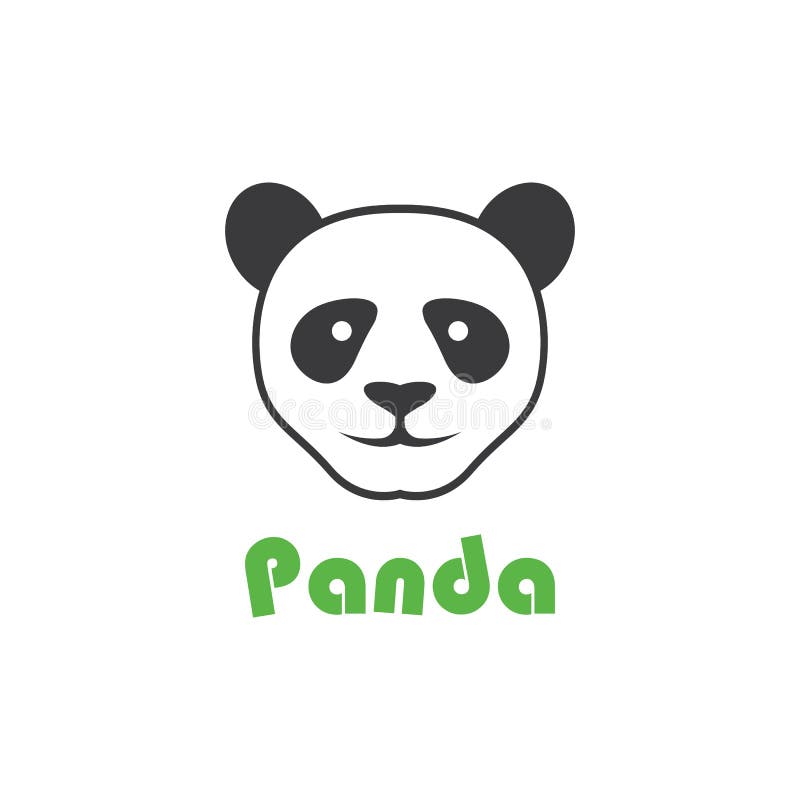 Panda Logo Template Vector Icon Stock Vector - Illustration of design ...