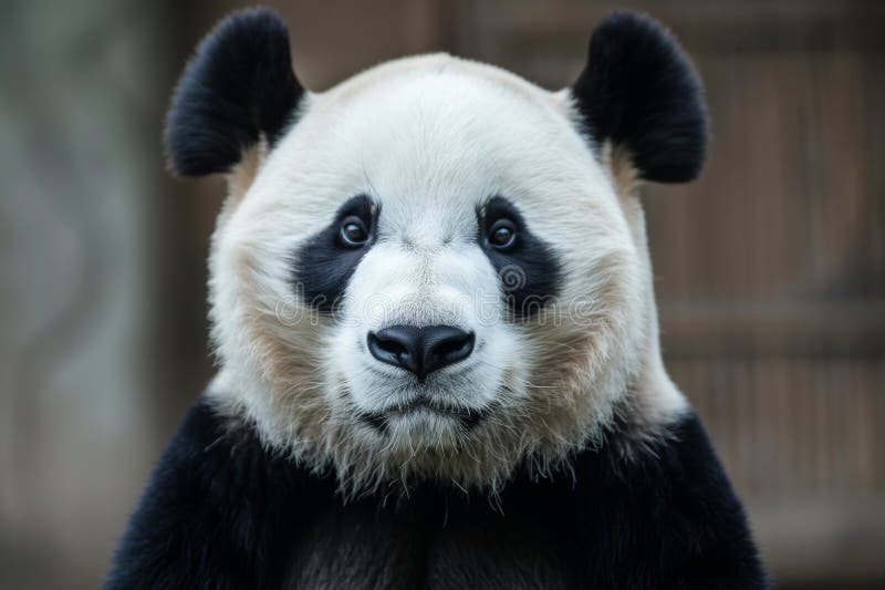 Panda Looking at the Camera, Ideal for Wildlife and Nature Photography ...